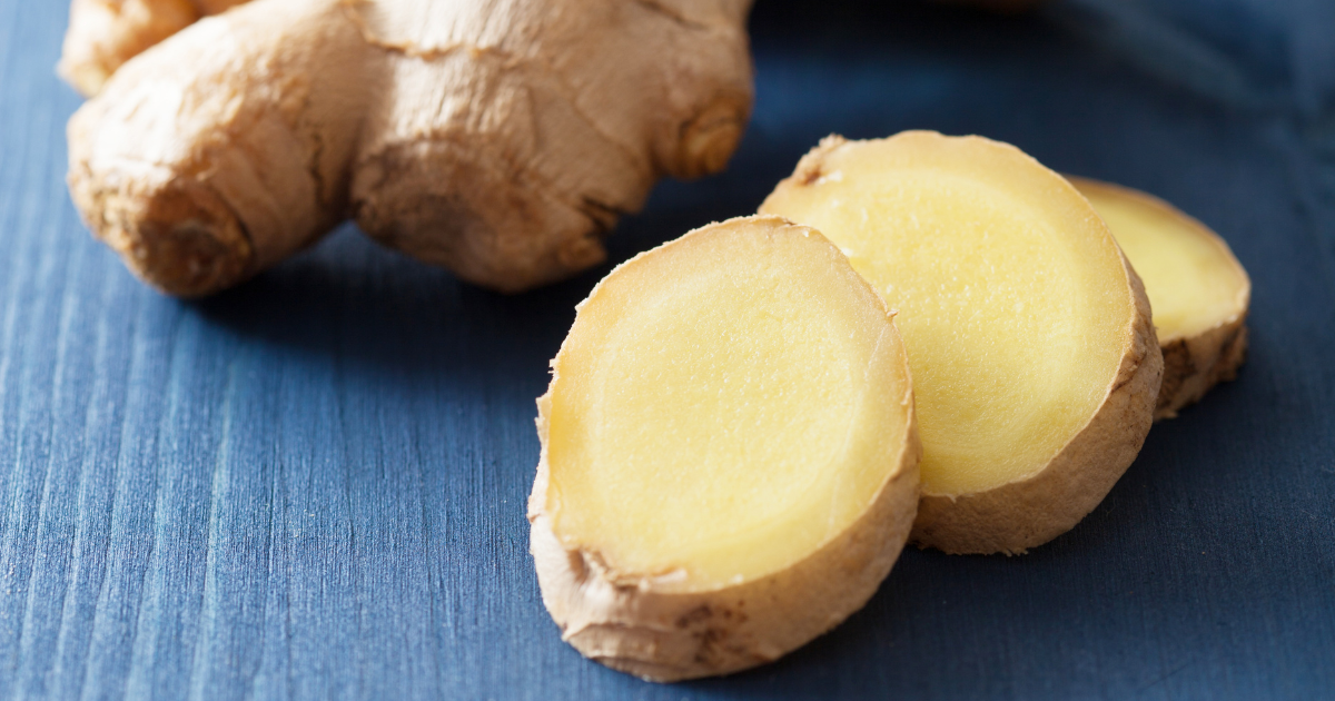 Gambe leggere e toniche con lo zenzero